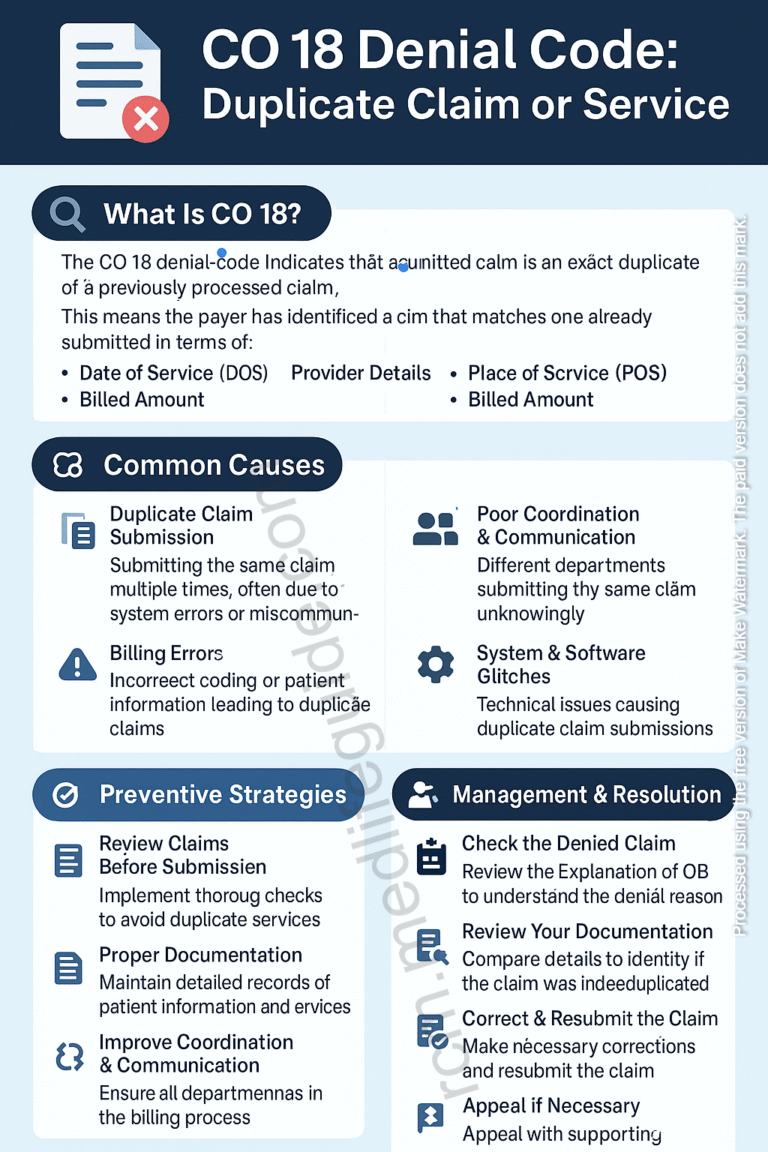 CO-18 in medical billing