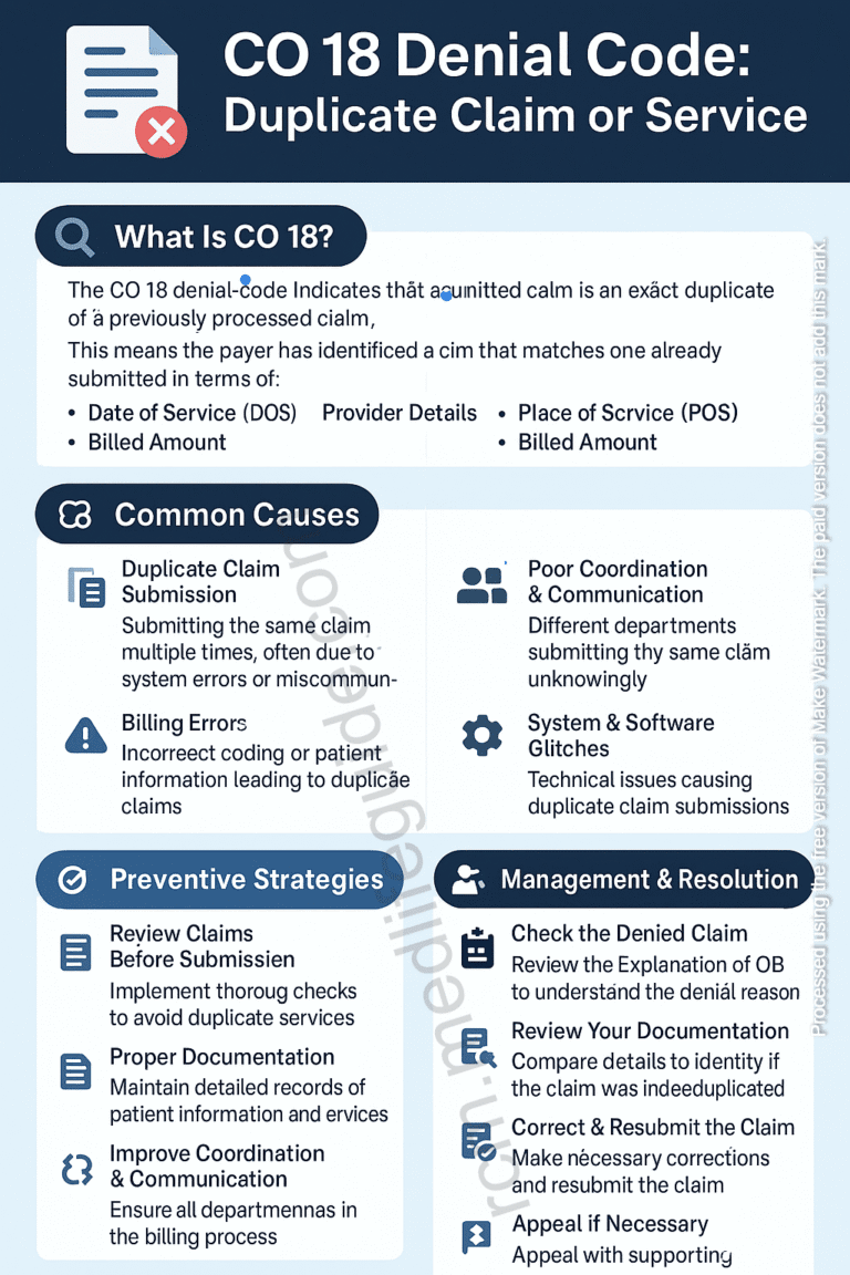 CO-18 in medical billing